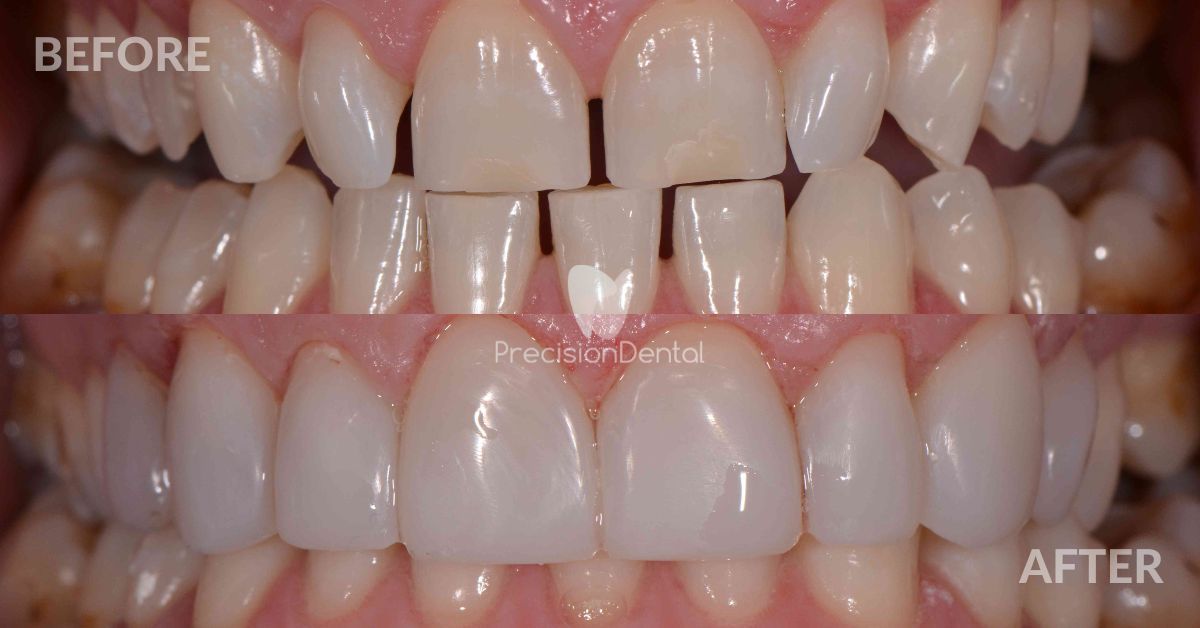 Casey Of Melbourne's Composite Veneers Makeover - Precision Dental